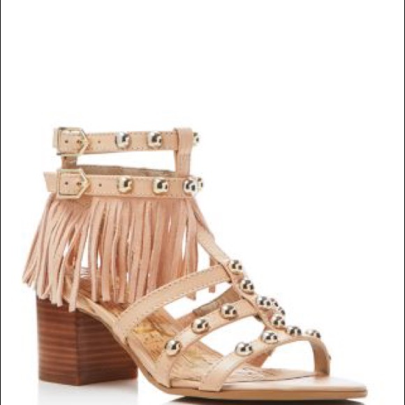 Sam Edelman | Shoes | Sam Edelman Shaelynn Studded Fringe City Sandal 8 ...